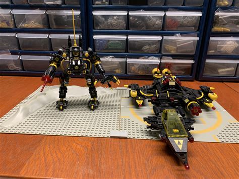 Waiting For The Blacktron Cruiser With My Modified Renegade And