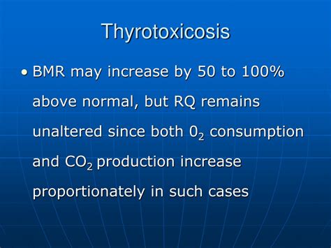 Ppt Basal Metabolic Rate And Its Significance Powerpoint Presentation
