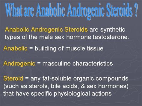 Anabolicandrogenic Steroids Content What Are Anabolicandrogenic