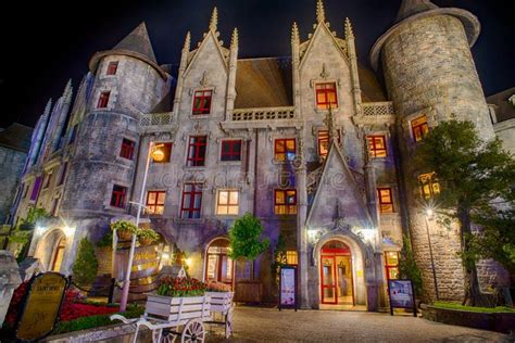 Ba Na Hill French Village Castle In Danangvietnam Stock Image Image