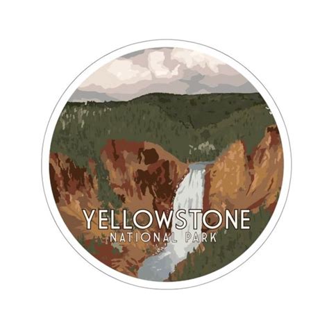Yellowstone National Park Vinyl Decal Sticker For Laptops Inspire
