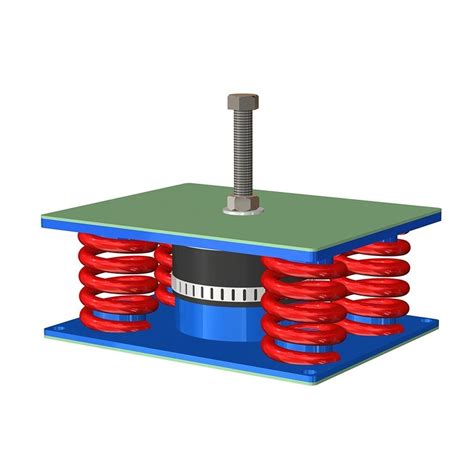 Open Type Spring Isolators With Safety Viscous Damping Vibration