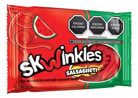 Dulce Skwinkles Salsagueti Sandía 1 Pieza 24g