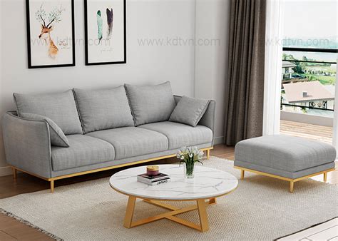 Sofa Nỉ Cho Không Gian đẹp Hiện đại Kd088 • Kdtvn