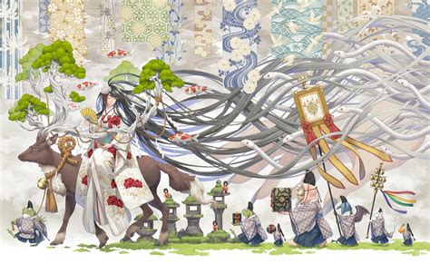 壁纸 动漫女孩壁纸 传统服装 艺术品 和服 蛇 面罩 动画 Fonwall 上的免费图片