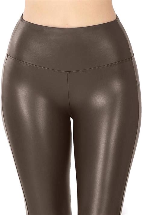 High Waisted Faux Leather Leggings Artofit