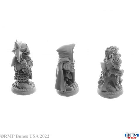 Mini Reaper Bones Usa 30063 Deep Gnome Warriors 3ct — Twenty Sided™