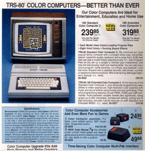 Tandy Color Computer 2 My First Computer The Tech Youre Using Now Itll Look Like This