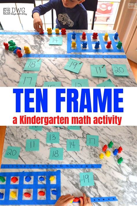 Kindergarten Math Ten Frames Artofit