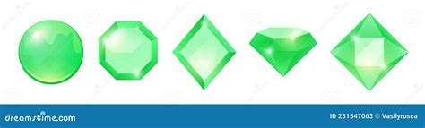 Diamond And Ruby Set Of Posters Text Cubic Crystal Vector Illustration