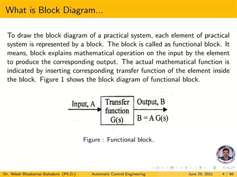 Control System Block Diagram Pdf
