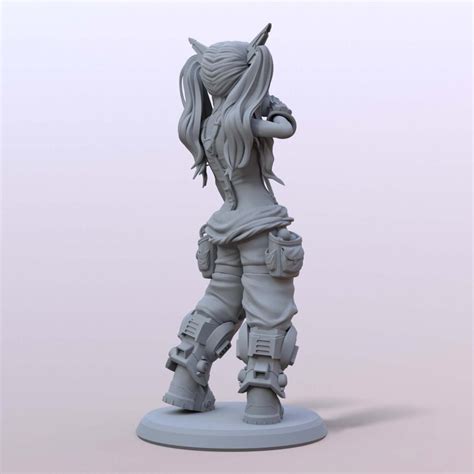 机械少女3d打印模型机械少女3d打印模型stl下载动漫游戏3d打印模型 Enjoying3d打印模型网