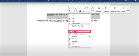 How To Indent In Microsoft Word