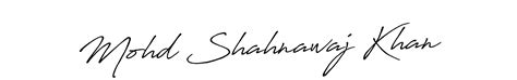 99 Mohd Shahnawaj Khan Name Signature Style Ideas Cool Esignature