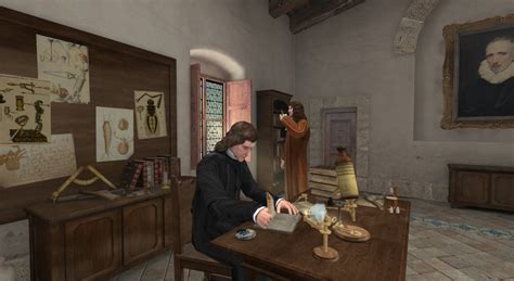 The Invention Of The Microscope Hooke And Leeuwenhoek 3d Scene Mozaik Digital Education And