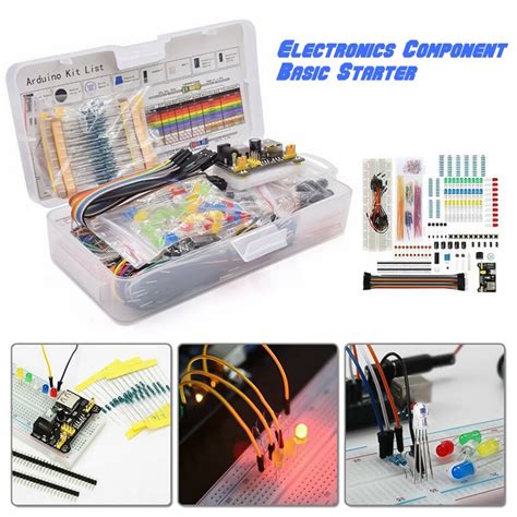 Tie Points Breadboard Set Electronic Component Basic Starter Kit