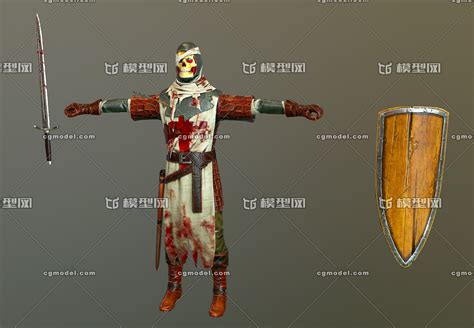 亡灵兵团 骷髅士兵模型 异形怪物模型库 3ds Maxmax模型下载 Cg模型网