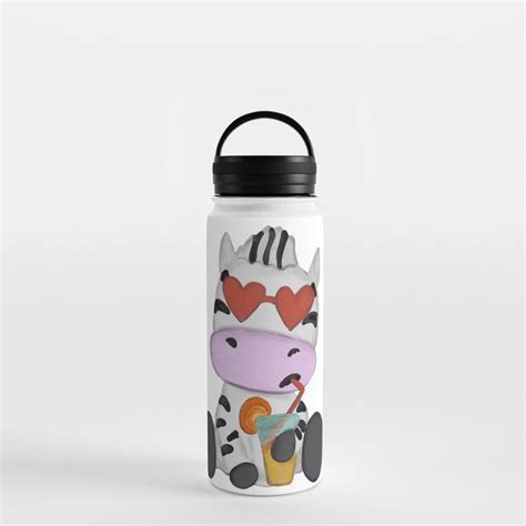 Summer Zebra Water Bottle Water Bottle Bottle Reusable Water Bottles