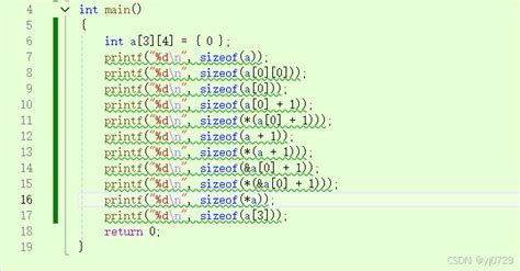 sizeof在一维数组与二维数组的对⽐以及sizeof的用法 sizeof数组变量 csdn博客
