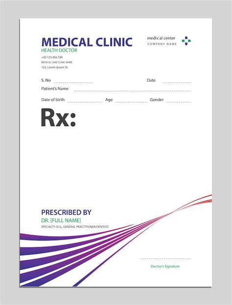 Page 2 Prescription Template Excel Images Free Download On Freepik