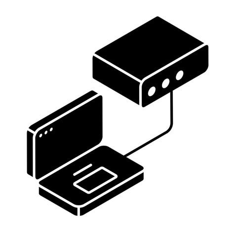 An Icon Design Of Server Hosting 23690037 Vector Art At Vecteezy