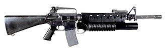 File M16a2 Rifle With M203 Grenade Launcher 7414627064  Wikipedia