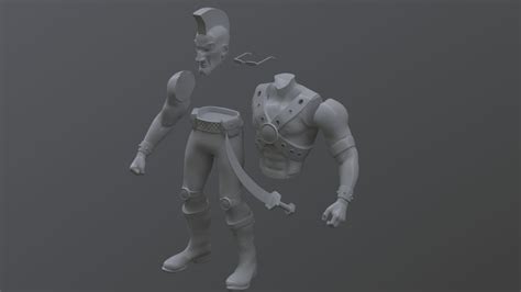 Archivo 3d Grunt Pre Mutación Tmnt 1987 🥷・design Para Impresora 3d
