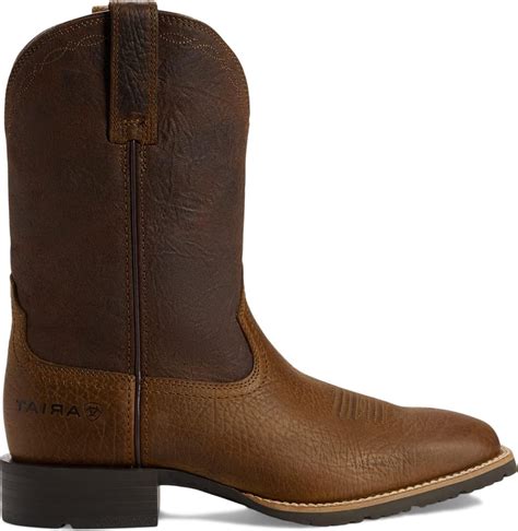 Ariat Mens Hybrid Grit Western Boot Earthalamo Brown