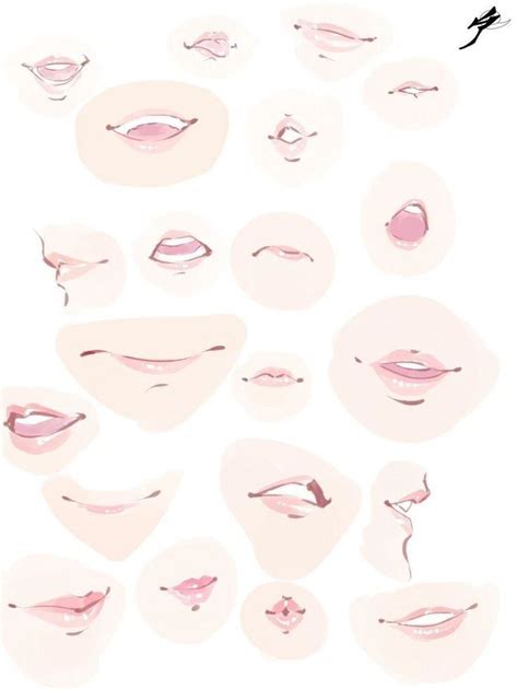 Pin By あいむ さとう On イラスト参考 Lips Drawing Art Reference Mouth Drawing