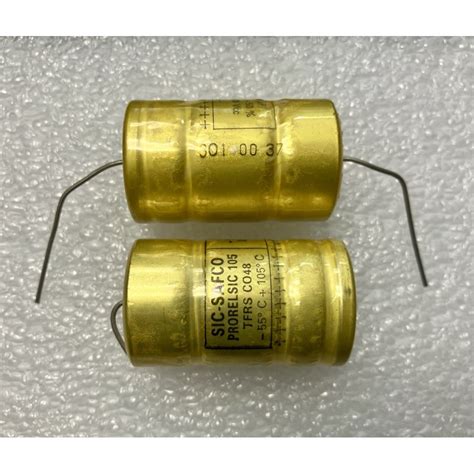 220uf 100v Sic Safco 105° Condensatore Elettrolitico Assiale