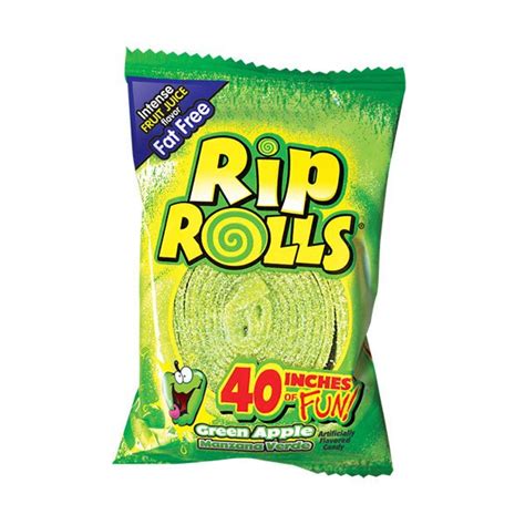 Rip Rolls Green Apple 40g House Of Candy