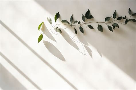 Leaves Shadow Wall Plant Leaf Free Photo Rawpixel