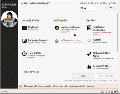 Installer Broken Error Setting Up Base Repository Whats The Uek9