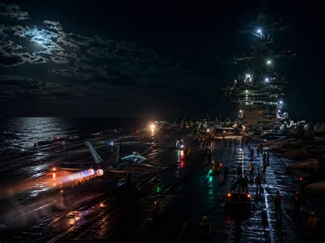 Going Dark When Does The Uss Abraham Lincoln Completely Turn Off Its