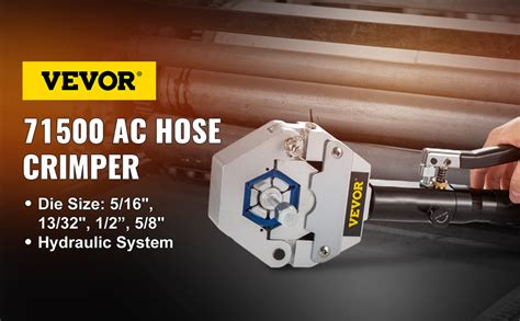 Vevor Hydraulic Hose Crimper Hydra Krimp 71500manual Ac Hose Crimper