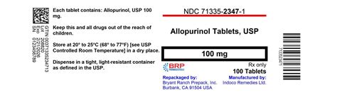 Dailymed Allopurinol Tablet