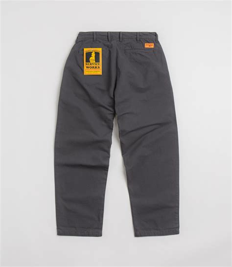 Service Works Canvas Part Timer Pants Grey Flatspot