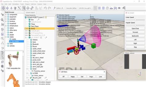 Do Simulation Using Lua Script In V Rep And Interface Matlab By Wof