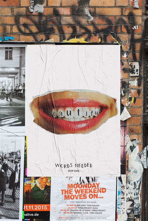 Stop Hate Poster Design On Behance