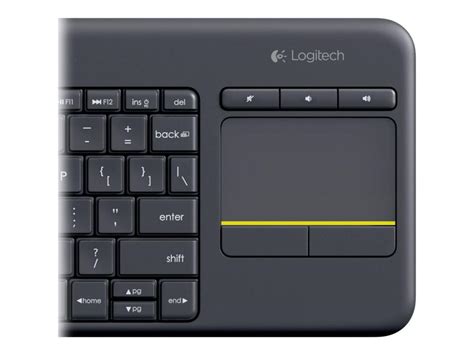 Logitech K Plus Wireless Touch Keyboard Black Winc