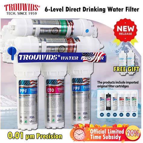 6 Stage Alkaline Water Filter Under Sink Korean Water Purifier With