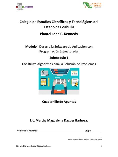 Cuadernillo Modulo I Sub I Pdf