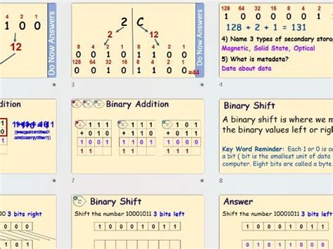 Systems Architecture And Representing Data Units Gcse Ocr J277 Teaching Resources