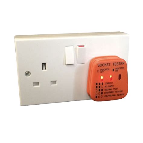 Plug In Polarity Tester Mains Power Socket Tester Checker
