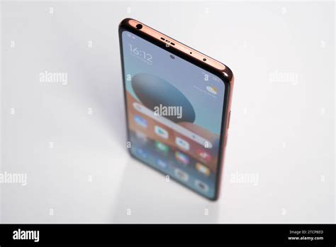 HCMC VN Dec 2023 Xiaomi Redmi Note 10 Pro Smartphone Stock Photo