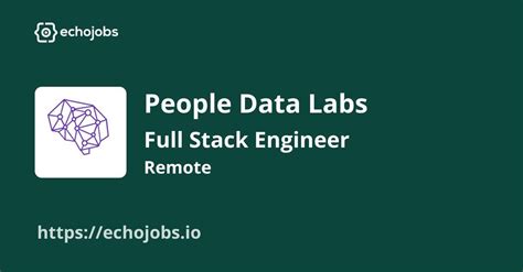 People Data Labs Is Hiring Full Stack Engineer Remote Python Nodejs