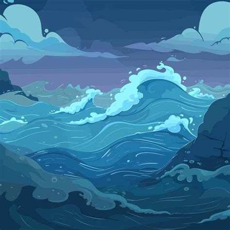 Ocean Premium Ai Generated Vector