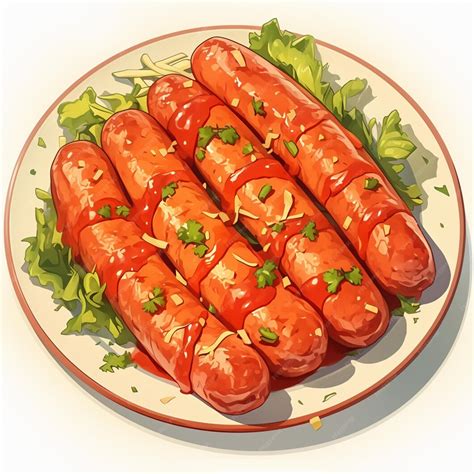 Premium Vector Serbian Cevapi And Grilled Sausages