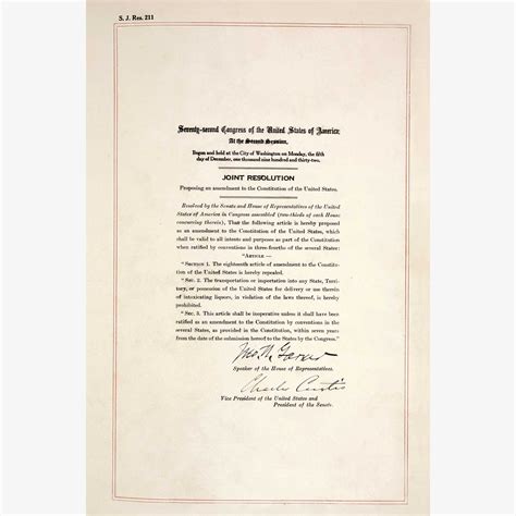 21st Amendment Document