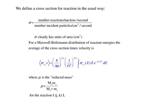Ppt Lecture 5 Basic Nuclear Physics 3 Nuclear Cross Sections And